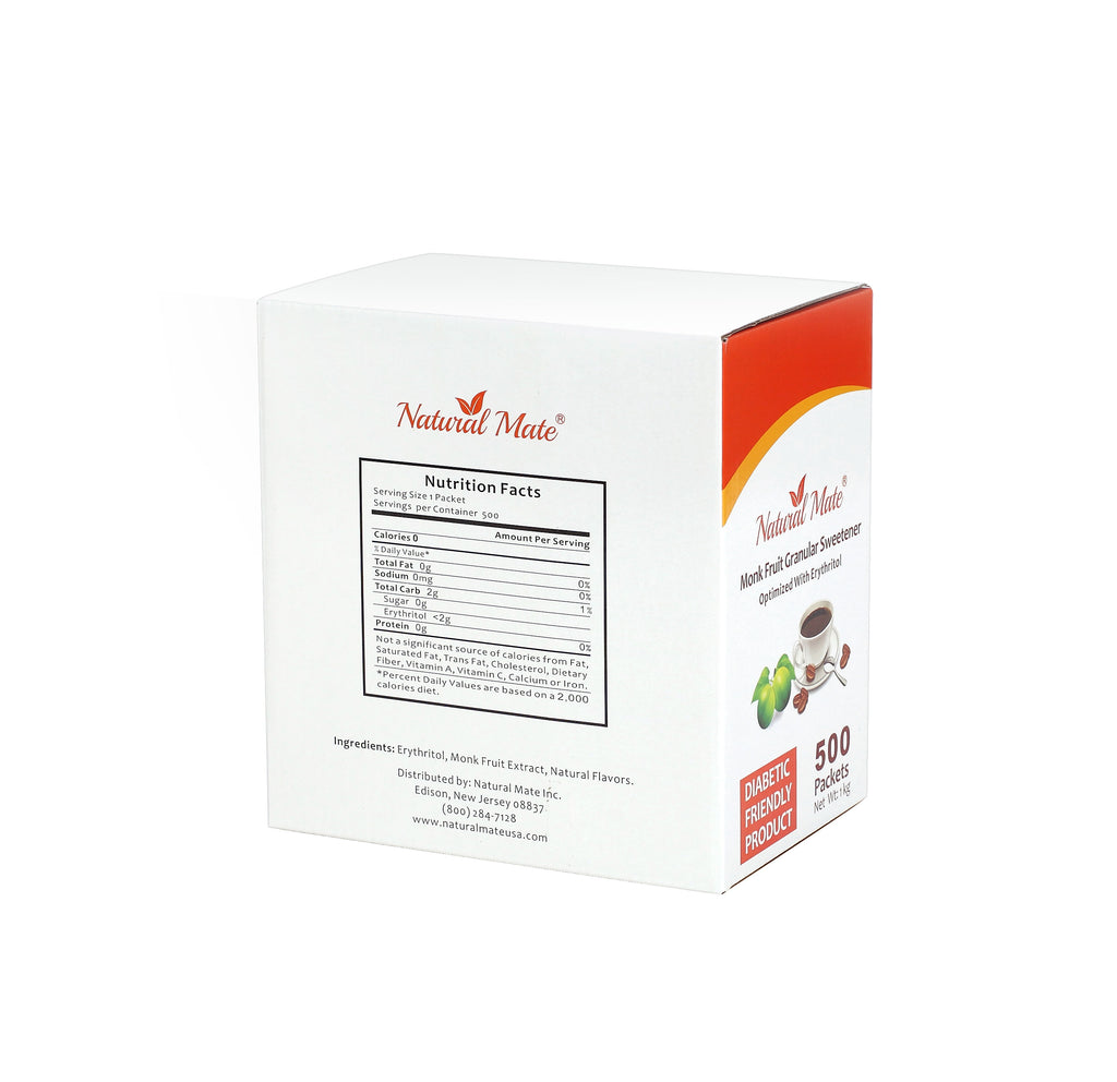 Monk Fruit Sweetener Packets – Natural Mate USA