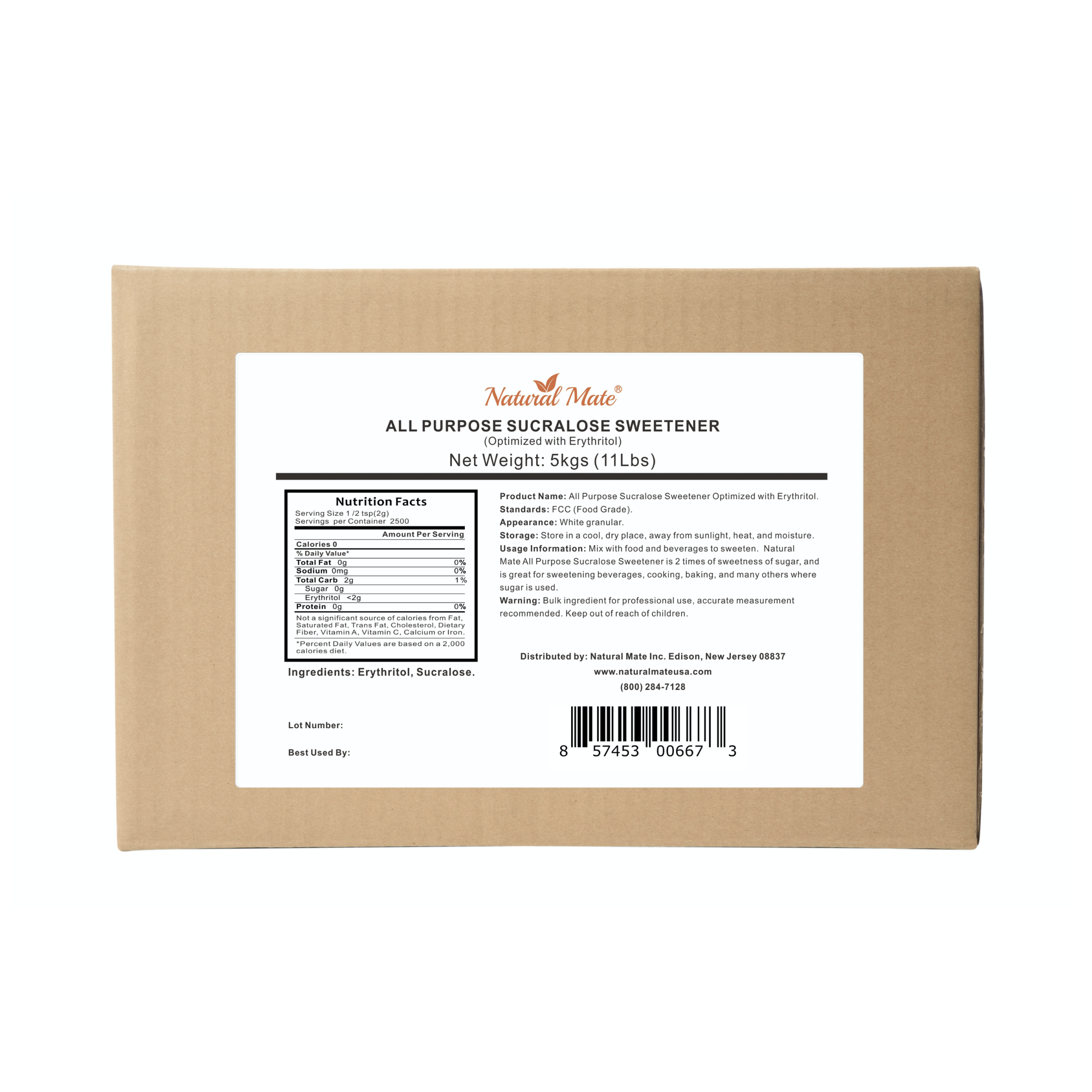 SUCRALOSE BLEND – Natural Mate USA